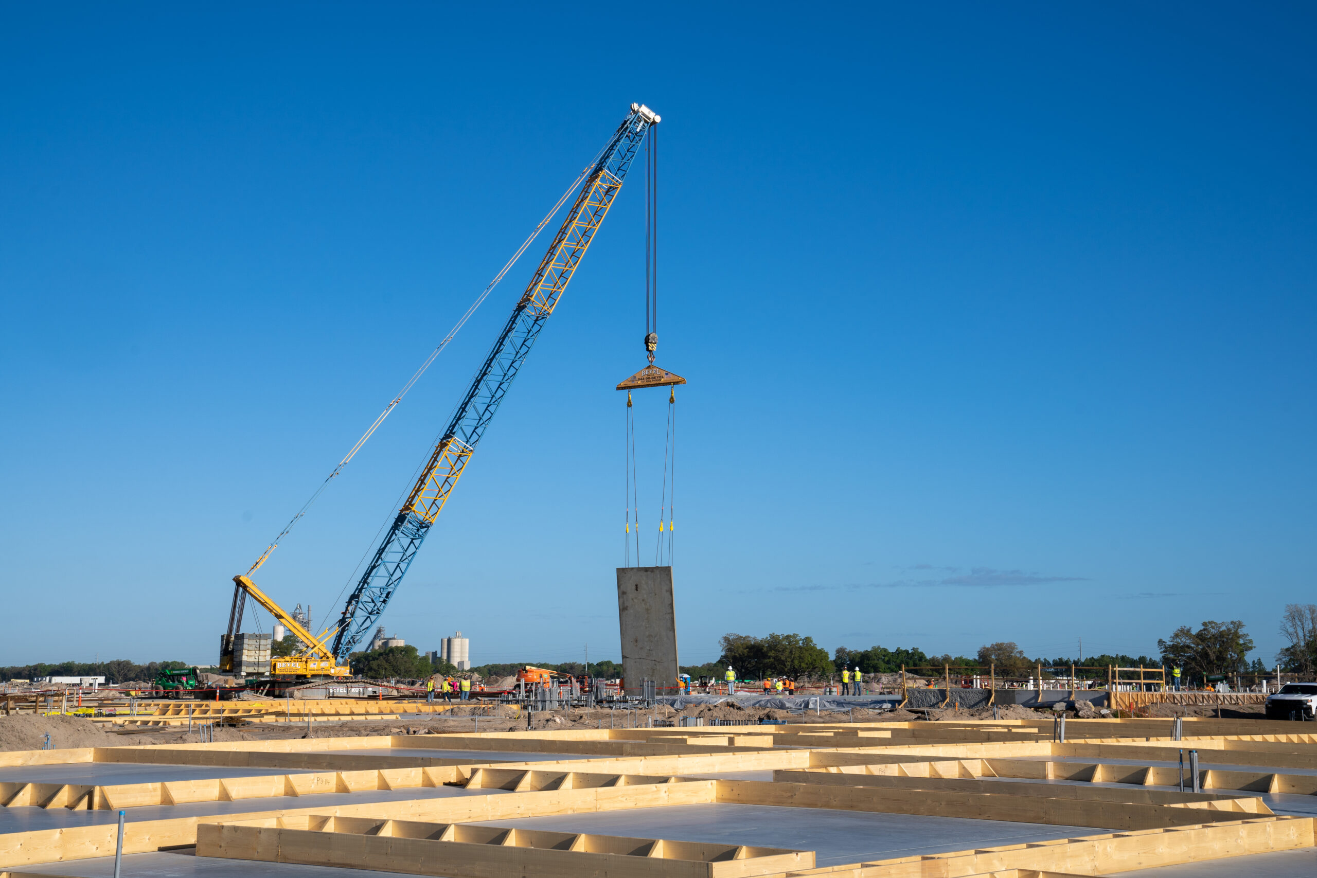 First walls going up at schools - Middleton